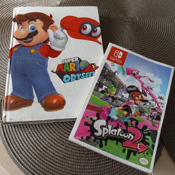 Nintendo | Other | Mario Odyssey Splatoon 2 Guidebook Bundle | Poshmark